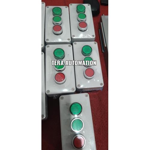 Jual Push Button Switch Station with Pilot Lamp LED 22 mm Green READY ...