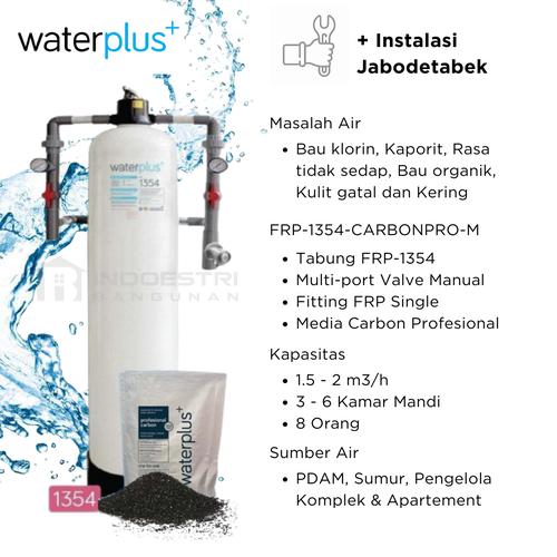 Jual Filter Air Waterplus FRP 1354 + Media Carbon Profesional + Fitting Set - Kab. Bogor ...
