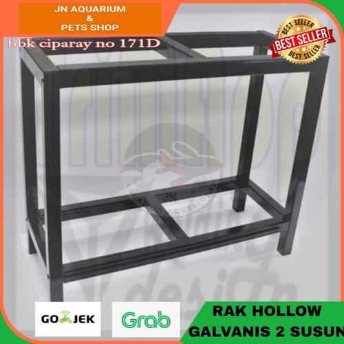 Jual RAK BESI AQUARIUM 2 SUSUN HOLLOW GALVANIS 60X40X80 CM - Kota ...