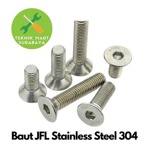 Jual Baut Verseng L / Baut JFL Stainless Steel 304 M6x40mm - Kota Surabaya - Teknik Market ...