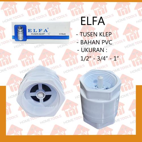 Jual Tusen Klep Elfa 1/2 Inch - 3/4 Inch - 1 Inch Pvc Tebal - 1/2 INCH ...