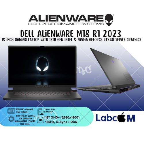 Jual DELL ALIENWARE M18 R1 i9-13900HX 32GB RAM 1TB SSD RTX 4090 16GB ...
