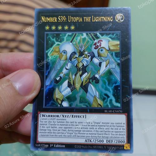 Jual Number S39: Utopia the Lightning - Ultra Rare 1st BLAR yugioh - Kota Palembang - 02Azure ...