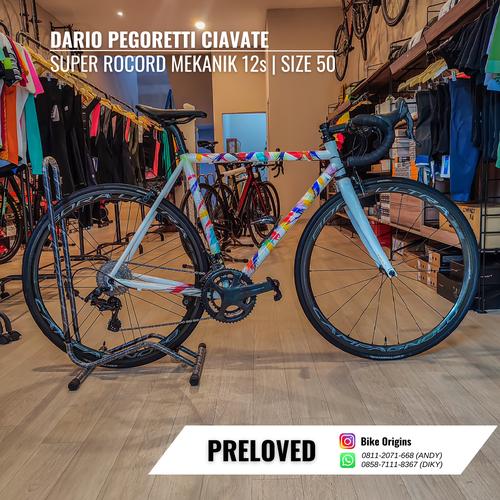 Jual Road Bike Dario PEGORETTI ciavete | Campagnollo 12s - Bora Ultra ...
