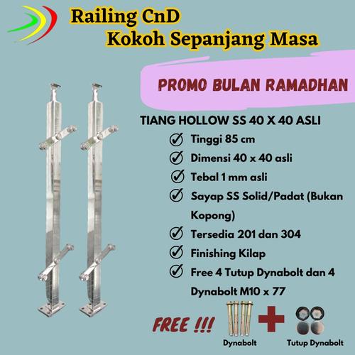 Jual Tiang railing tangga stainless railing tangga kaca minimalis ...