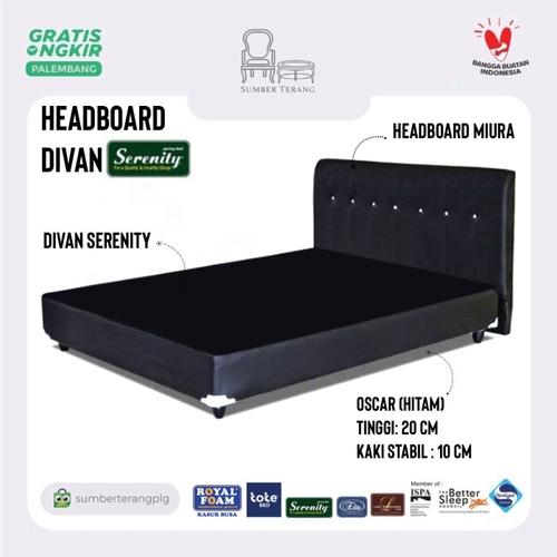 Jual Divan Serenity Sandaran Miura Headboard Dipan Rangka Tempat Tidur ...