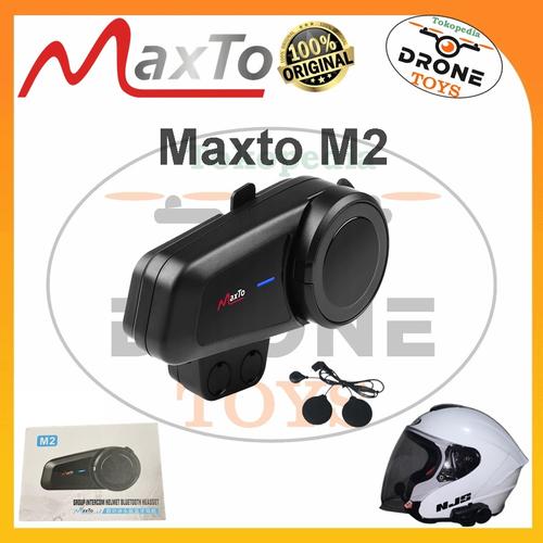 Jual Maxto M2 Intercom Bluetooth Helm 6 Rider Party Call Radio FM ...
