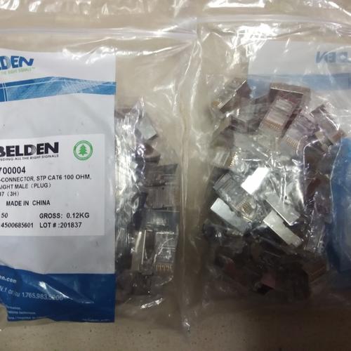 Promo CONECTOR RJ45 CAT6 ORIGINAL BELDEN ISI 50 RJ 45 BESI Cicil 0% 3x ...