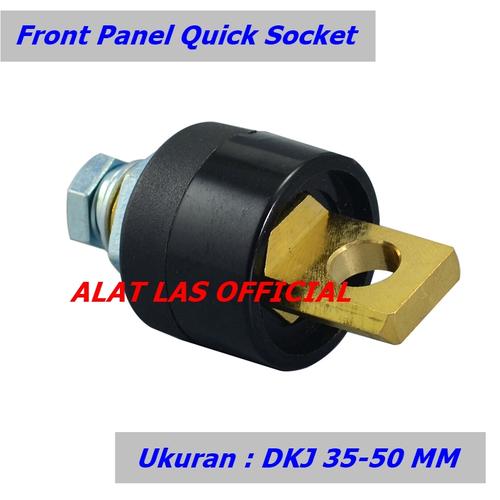 Jual Konektor Kabel Mesin Las DKJ 35-50 MM Front Panel Quick Socket 35 ...