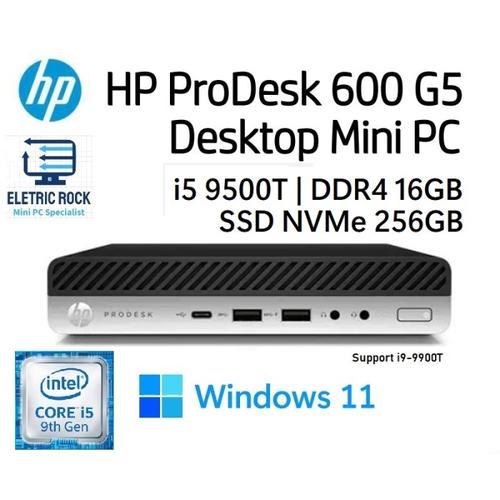 Jual Mini PC Prodesk HP Elitedesk 800 G5 , i5-9500T , DDR4 8GB , SSD ...
