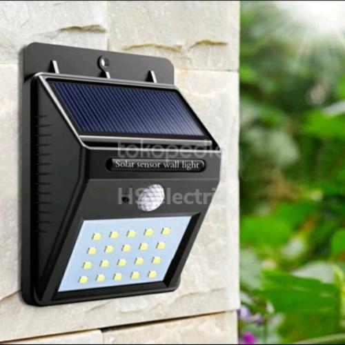 Jual Lampu Taman Dinding Solar Cell Panel Surya Matahari 3 Watt - PUTIH ...