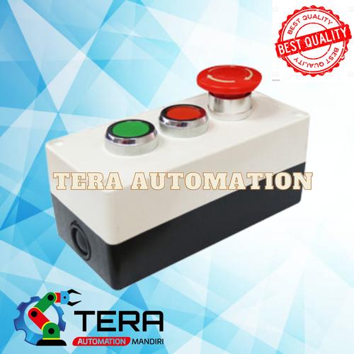 Jual Push Button 3 Lubang Kotak Kontrol Listrik Tombol Tekan READY STOK ...