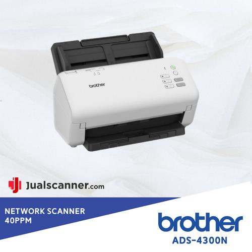 Jual Scanner Brother ADS 4300 N - A4/F4 - 40 Lembar/Menit - Network ...