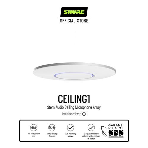 Promo Shure Ceiling1 Stem Audio Ceiling Mic Array Cicil 0% 3x - Kota ...