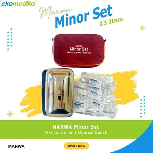 Jual Minor Set Marwa / Alat Instrument Operasi Bedah Minor set MARWA ...