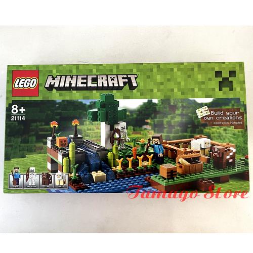 Jual Lego Minecraft 21114 - Minecraft The Farm ( EX Display ) - Jakarta ...