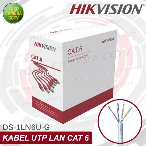 Jual KABEL LAN CAT6 HIKVISION CAT 6 HIKVISION DS-1LN6U-G PER ROLL 300 ...