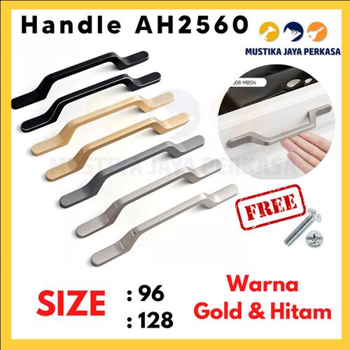 Jual Handle Laci Minimalis Unik AH 2560 Emas Hitam Tarikan Handel ...