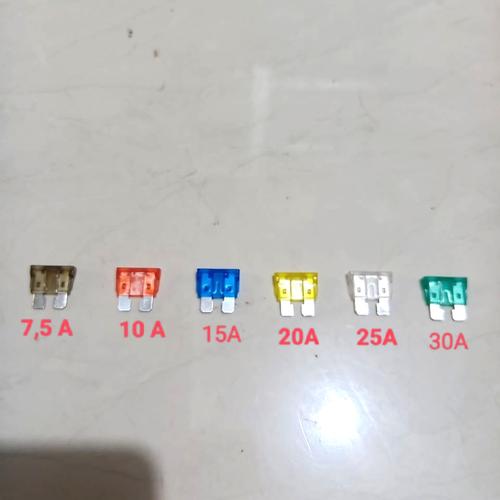 Jual FUSE DX BESAR SEKRING TUSUK TANCAP BESAR 7,5A, 10A, 15A, 20A, 25A ...