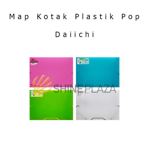 Jual Map Kotak Daiichi Pop - Case Elastic Band Daiichi Pop - Merah Muda ...