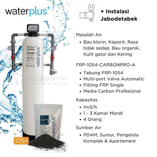 Jual Filter Air Waterplus FRP 1054 + Media Carbon Profesional + Fitting ...