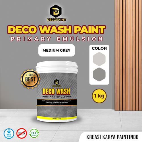 Jual Decopaint Cat Emulsi Primer Deco Wash Paint – Medium Grey 1 Kg - Jakarta Timur - DecoPaint ...