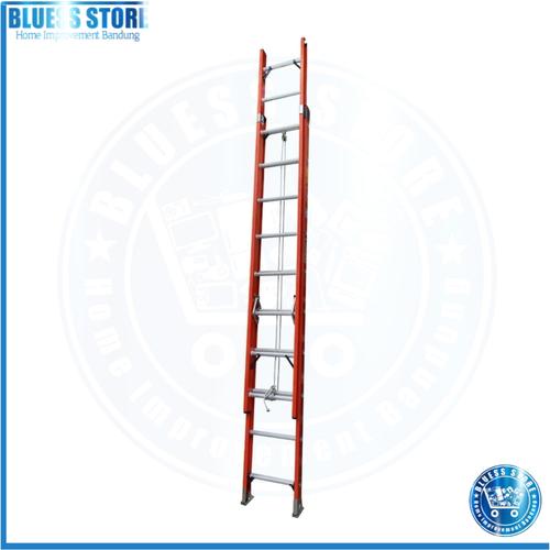 Jual Krisbow Tangga Ekstensi Fiberglass 6 M Orange Ladder Extension 20 ...