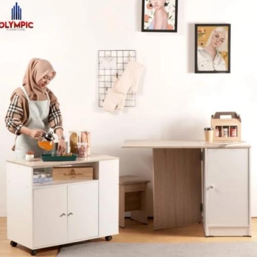 Jual Rak Serbaguna Meja Sudut Kecil Rak Dorong DTR RUBIK 01 OLYMPIC ...