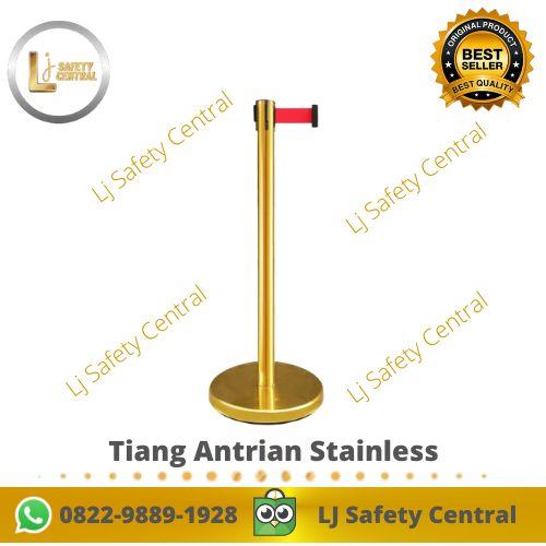 Jual Queue Line Tiang Antrian Pembatas Stainless Gold - Jakarta Utara ...