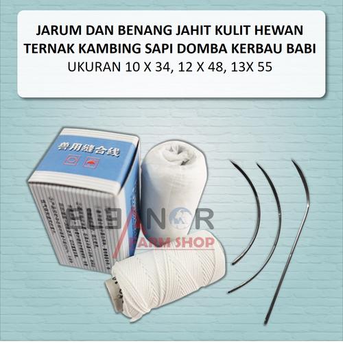 Jual Jarum Dan Benang Jahit Kulit Hewan Kambing Sapi Domba Kerbau Babi ...