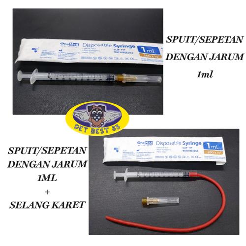 Jual Suntikan/Spuit Sepetan Syringe Dengan Jarum/alat Loloh/Spet obat ...