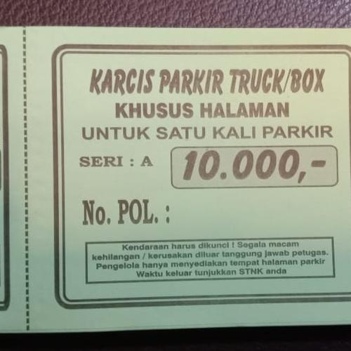 Jual karcis parkir mobil 10k i - Kota Surabaya - mj-official42 | Tokopedia