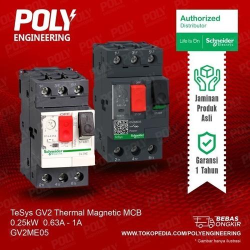 Jual MOTOR CIRCUIT BREAKER GV2ME 3kW 6 … 10A SCHNEIDER GV2ME14 - Kota ...