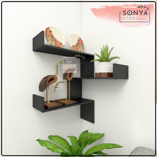 Promo Rak Dinding Minimalis Hiasan Kayu Dekorasi Ruangan Vintage ...