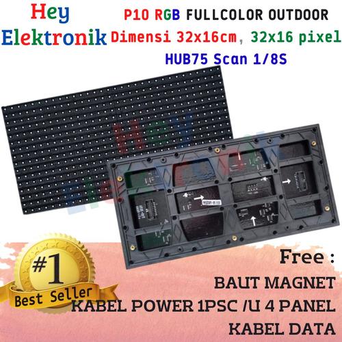 Jual Panel Modul LED P10 RGB Full outdoor Scan 1/8 FULL COLOR SMD (H ...