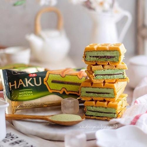Promo Ice Cream Sandwich Haku Monaka Glico - Matcha - Jakarta Barat ...