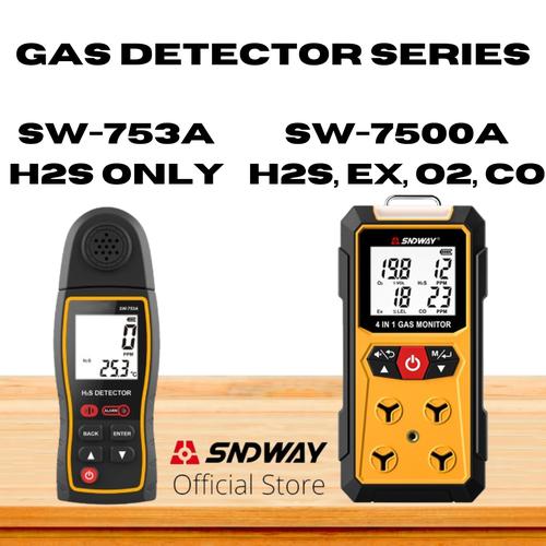 Jual SNDWAY Gas Detector 4 in 1 CO H2S O2 Combustible Gas Sensor SW 7500A - SW-753A - Jakarta ...
