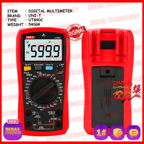 Jual Multitester Avometer Digital UNI-T UT890C+ UT890C UT890 C UT 890C ...