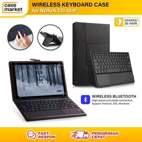 Jual Nokia T21 2022 10.4 inch Wireless Keyboard Case Trackpad Android ...