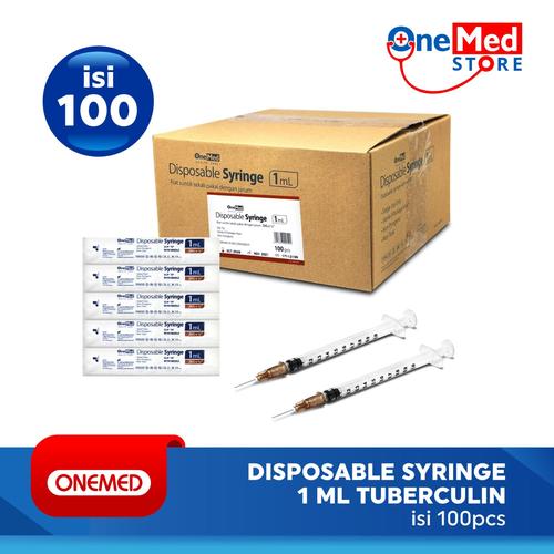 Jual Syringe 1cc Tuberculin Onemed box 100pcs - Kota Makassar - Onemed ...