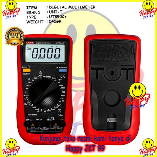 Jual AVO METER DIGITAL UNI-T TYPE UT890+ MULTI TESTER UT890C+ UT 890C ...