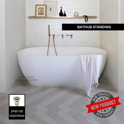 Jual STANDING BATHTUB MARBLE MODEL TOTO / BATHUB MANDI / BATHTUB BAK ...