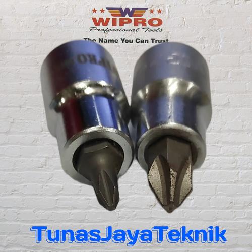 Jual [WIPRO] MATA SOCK OBENG / PHILIPS BIT SOCKET 1/2" - Kota Palopo ...