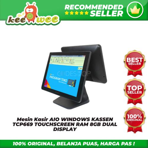 Jual Mesin Kasir AIO WINDOWS KASSEN TCP669 TOUCHSCREEN RAM 8GB DUAL ...