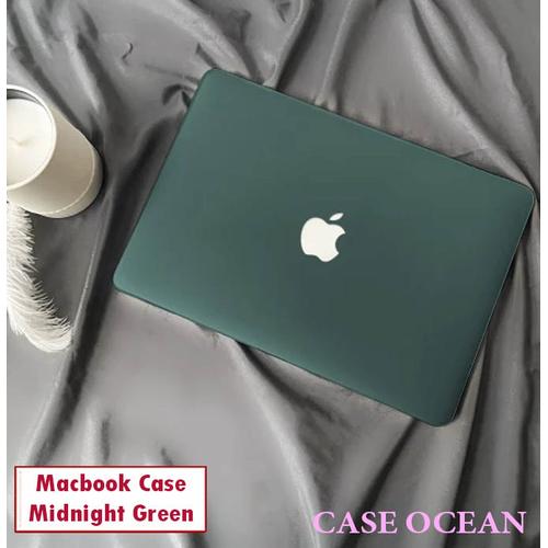Jual Macbook Air 13 M1 2020 A2337 Hard Case Casing Cover Midnight Green ...