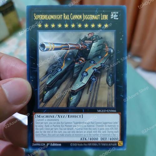Jual Superdreadnought Rail Cannon Juggernaut Liebe - Rare 1st MGED yugioh - Kota Palembang ...