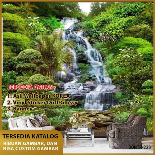 Jual Wallpaper Custom 3D Pemandangan Alam 3D Air Terjun - Banner ...