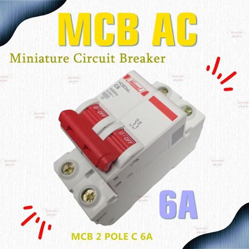 Jual circuit breaker dc 2p 6amper mcb AC 6a 6 A 6 Amper - Kota Semarang ...