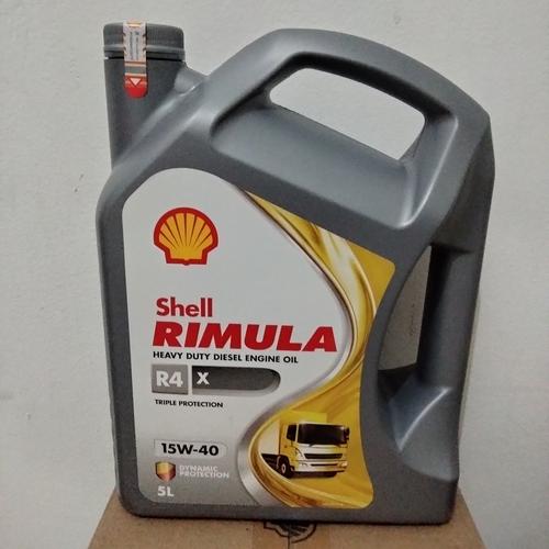 Jual SHELL RIMULA 15W-40 HEAVY DUTY DIESEL ENGINE OIL R4 UKURAN 5 LITER ...