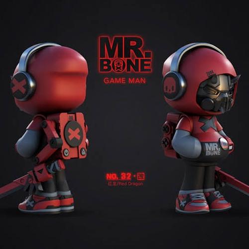 Jual MYTOYS x MR BONE GAME MAN 12cm - ORIGINAL RED DRAGON | BLINDBOX ...